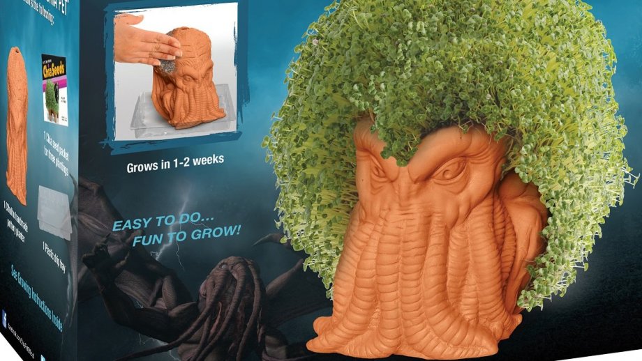 The Ancient Evil Cthulhu Gets a Very Creepy Chia Pet - Nerdist