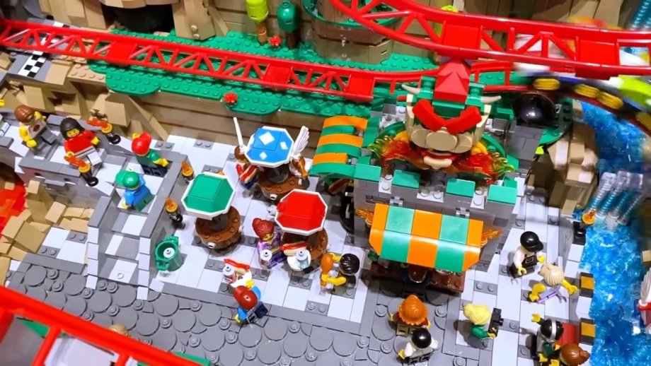 Wahoo! This Massive LEGO MARIO KART Roller Coaster Is a Wild Ride - Nerdist