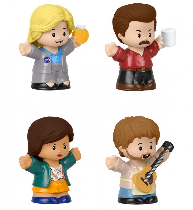 Take Work Home With the New PARKS & REC Fisher-Price Little People Set ...
