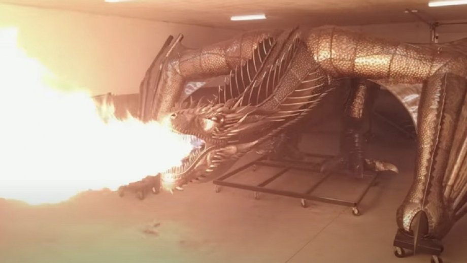 This Metal GAME OF THRONES Fire-Breathing Dragon Is Ready for Battle ...