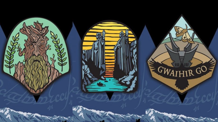 THE LORD OF THE RINGS Enamel Pins From NZ Post Reveal the Beauty of the ...
