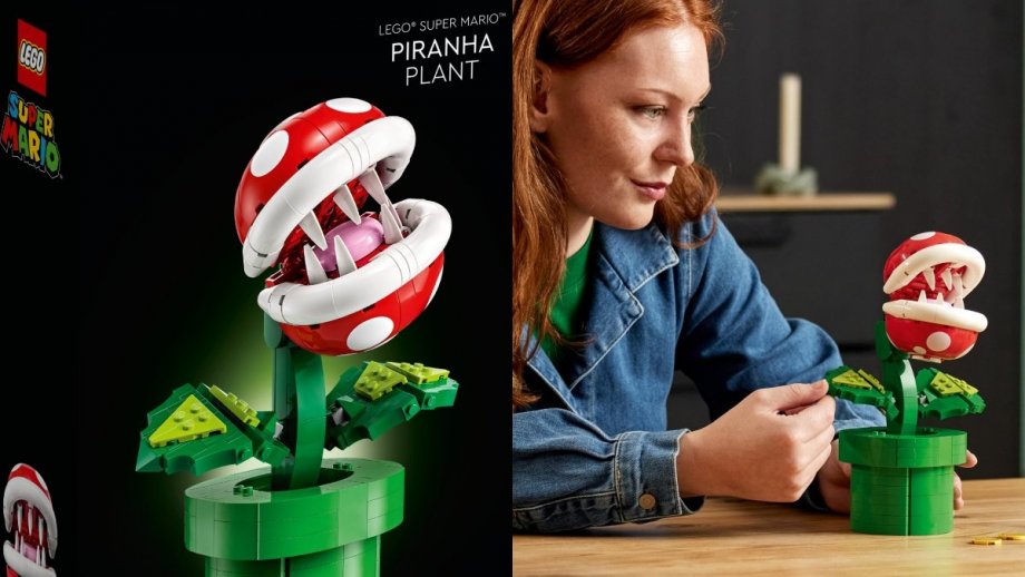 LEGO SUPER MARIO BROS. Piranha Plant Set Will Devour Your Time and ...