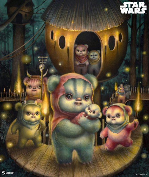 Go Behind the Scenes of Sideshow's Ewok Statue Collaboration - Nerdist