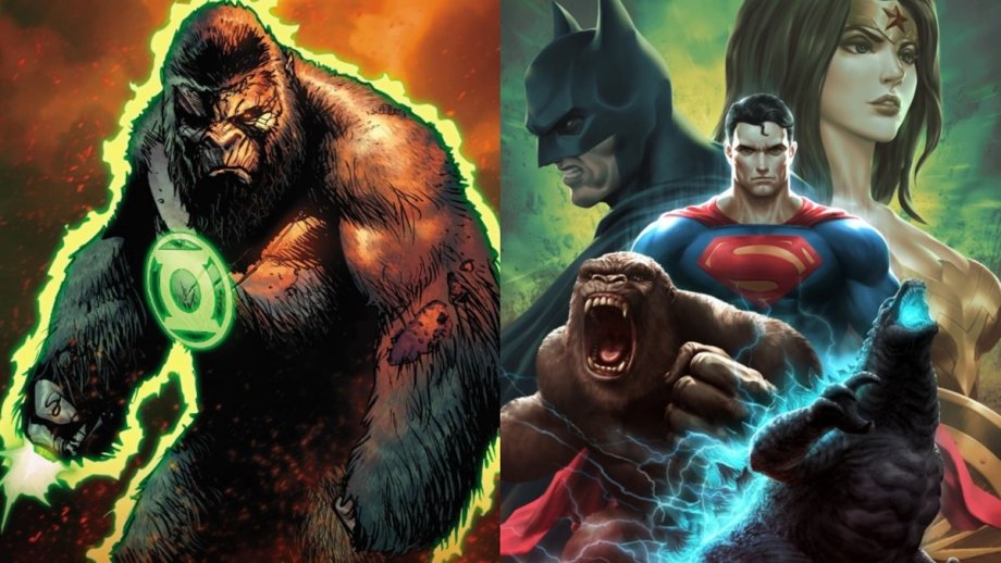 Kong Becomes a Green Lantern in JUSTICE LEAGUE VS. GODZILLA VS. KONG ...