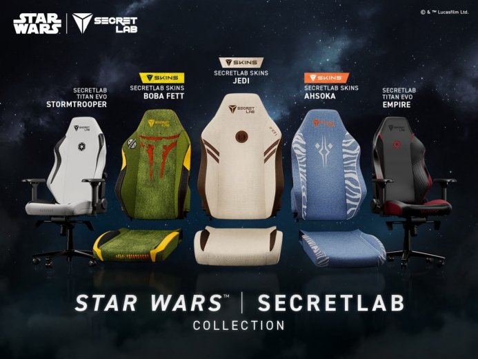 Secretlab's TITAN Evo Gaming Chair Gets a Jedi Upgrade for May the ...