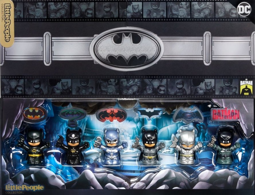Celebrate 85 Years of Batman with Little People Set Honoring the ...