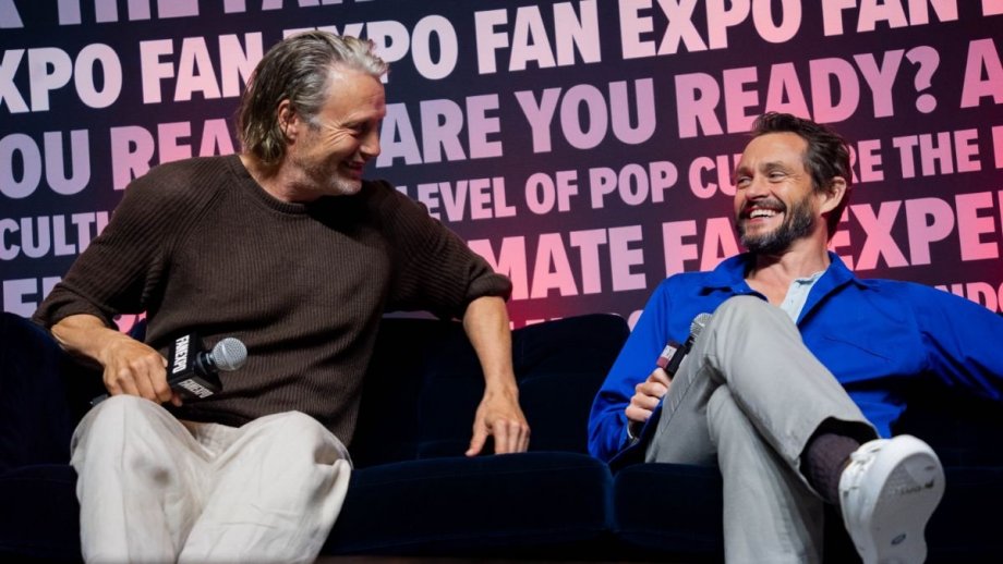 Hugh Dancy and Mads Mikkelsen Talk Hannigram Being in Love at HANNIBAL Fan Expo Boston Panel ...