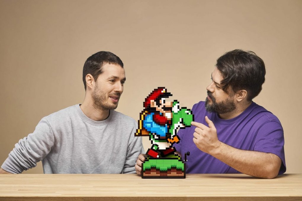 New SUPER MARIO WORLD: Mario & Yoshi LEGO Set Is a Nostalgic 2D Build ...