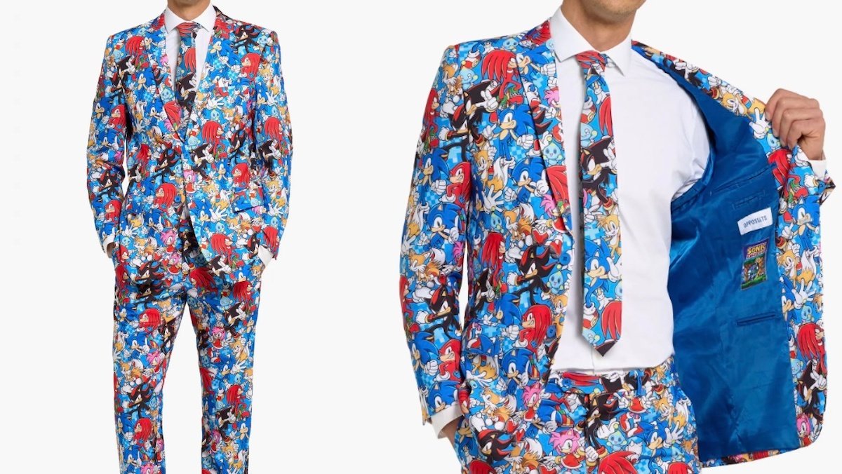 SONIC THE HEDGEHOG Suit and Tie Is a Speedy Way to Look Stylish - Nerdist