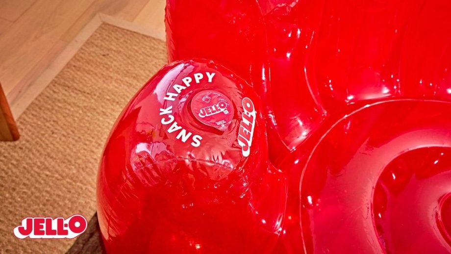 New JELL-O Furniture Line Features Inflatable Chairs as a Nod to Fan ...