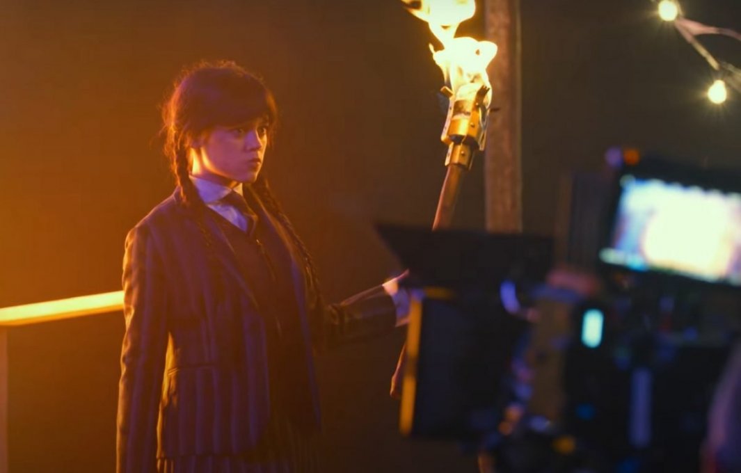 WEDNESDAY Season 2 Clip Takes Us Behind-the-Scenes at Nevermore Academy ...
