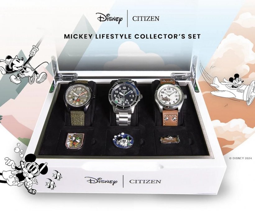 Citizen's Mickey Mouse 'Land, Sea, and Air' Collector’s Set Will Make ...