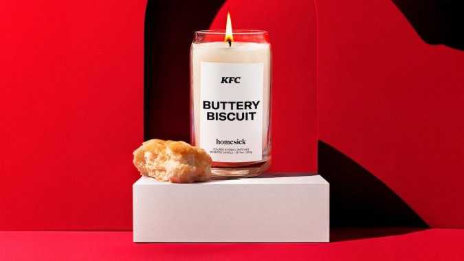 KFC Candles Will Bring a Fried Chicken and Buttery Biscuit Aroma to ...