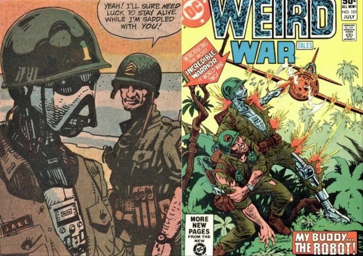 The DC Comics History of CREATURE COMMANDOS' G.I. Robot - Nerdist