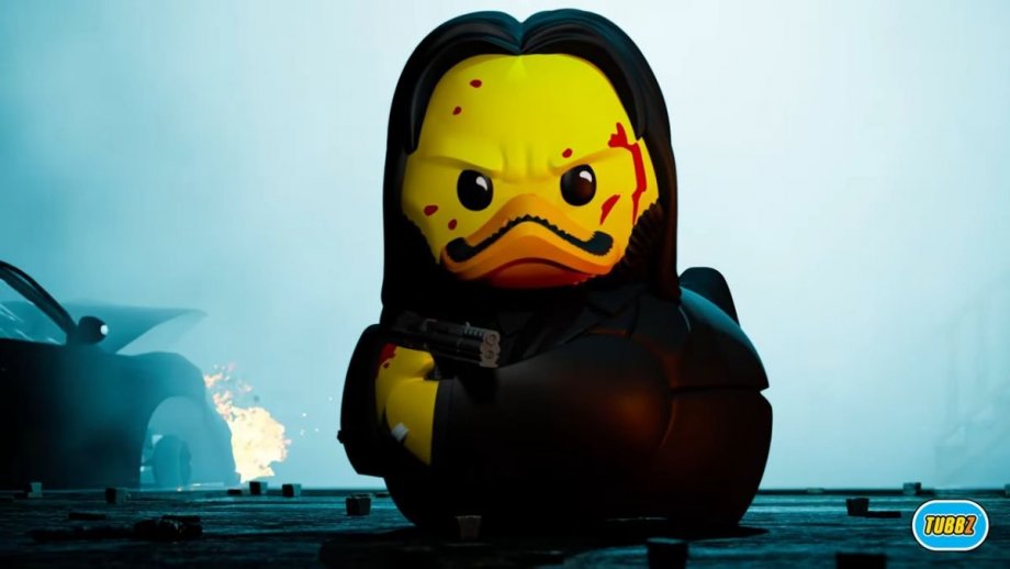 This JOHN WICK Duck Is Suited Up and Splattered with Blood - Nerdist