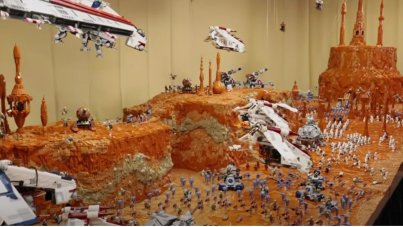Massive STAR WARS: THE CLONE WARS LEGO Battle Took 2 Years and 250K ...