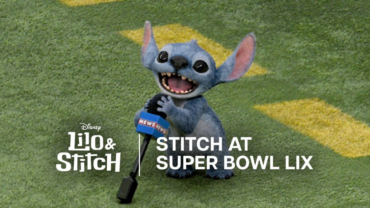 Stitch Causes Half-Time Mayhem in Live-Action LILO & STITCH Super Bowl ...