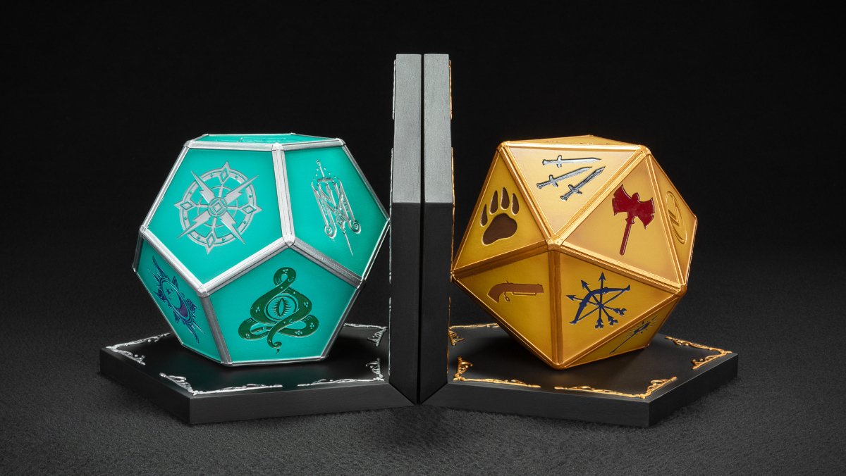 New CRITICAL ROLE Dice Bookends & Coloring Book Are Critically Awesome ...