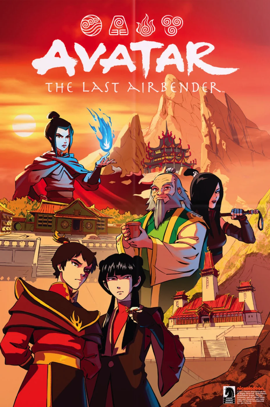 New AVATAR: THE LAST AIRBENDER 'Fire and Family' Comics Boxed Set ...