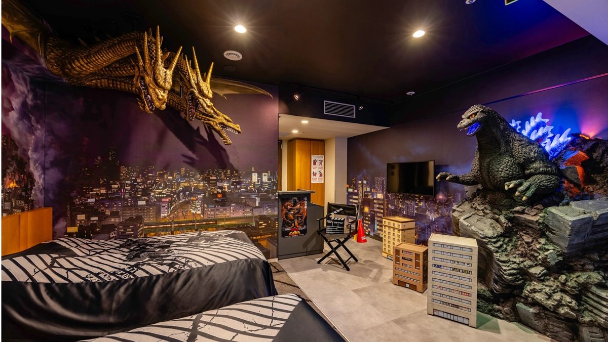 Japanese Hotel Opens Interactive Godzilla vs. King Ghidorah Room - Nerdist