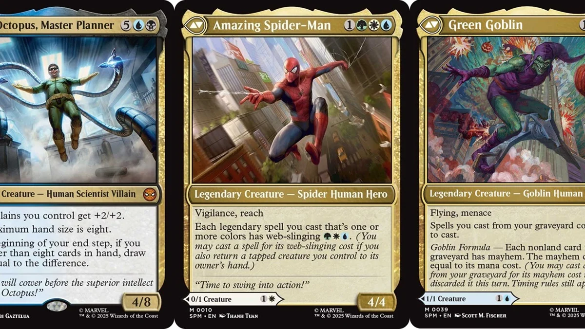 New MAGIC: THE GATHERING SPIDER-MAN Cards Revealed at SDCC - Nerdist