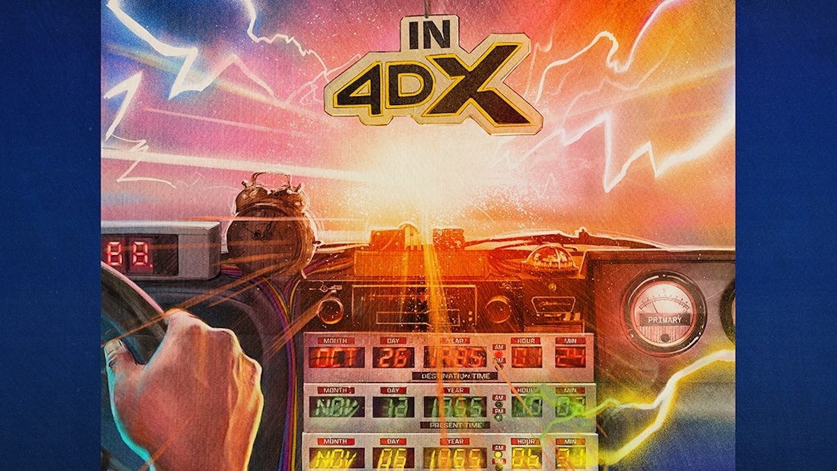 BACK TO THE FUTURE's Special 4DX Screening Shares Rad Poster as Movie Returns to Theaters - Nerdist